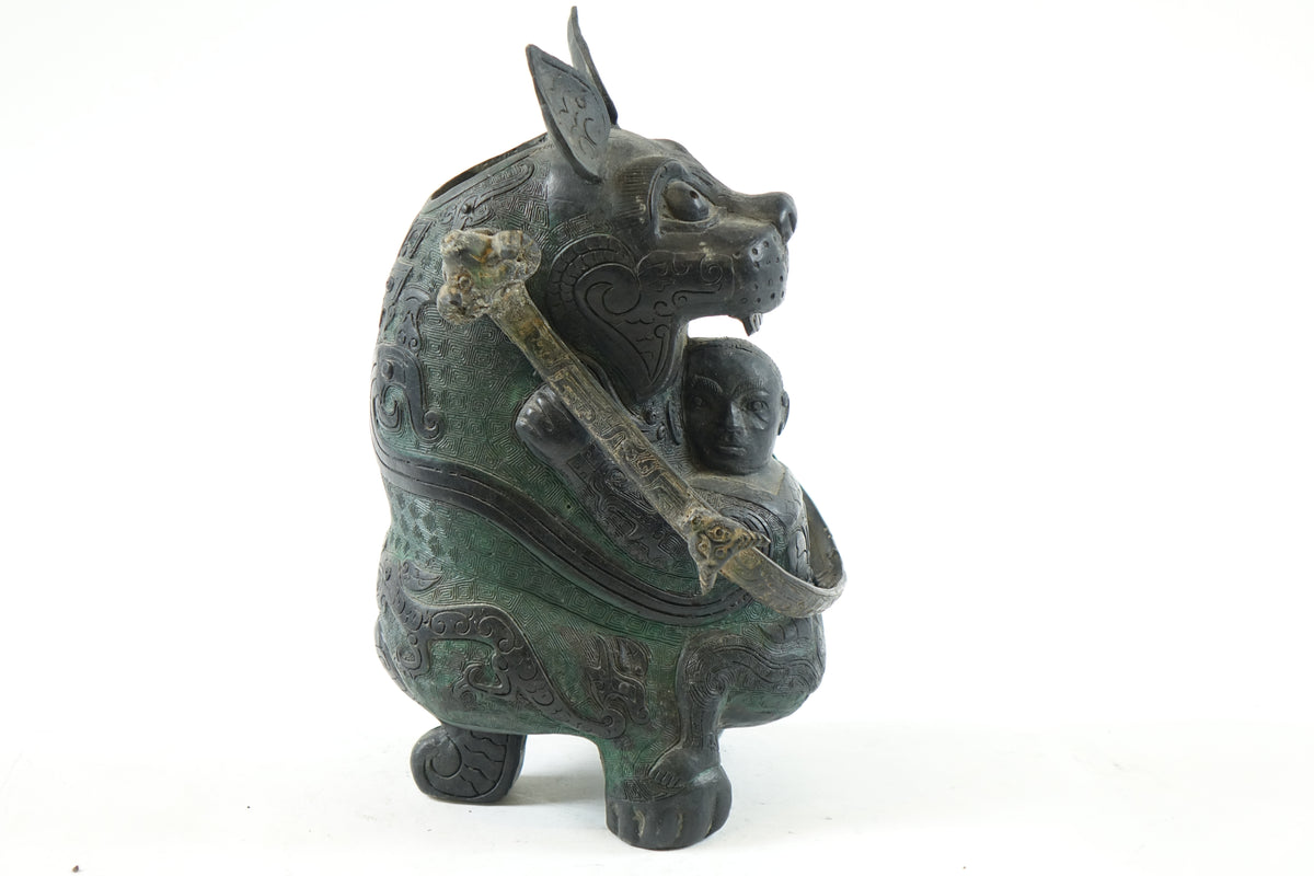 Antique Chinese Bronze Statue – eastwestgalleries