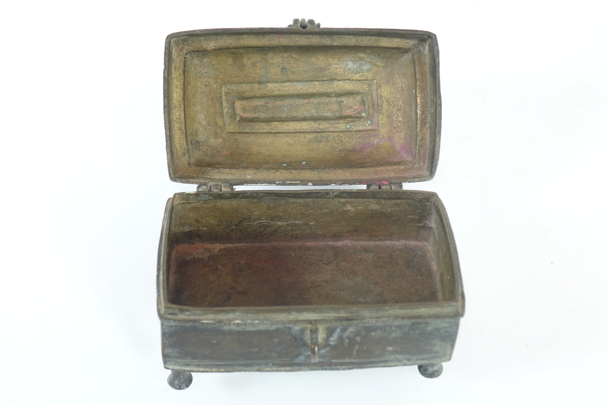 Antique Bronze Persian Box – eastwestgalleries