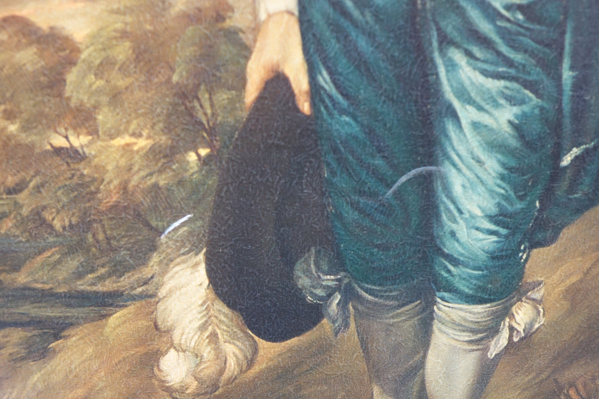 The Blue Boy Print of Original Oil Painting on Canvas – eastwestgalleries