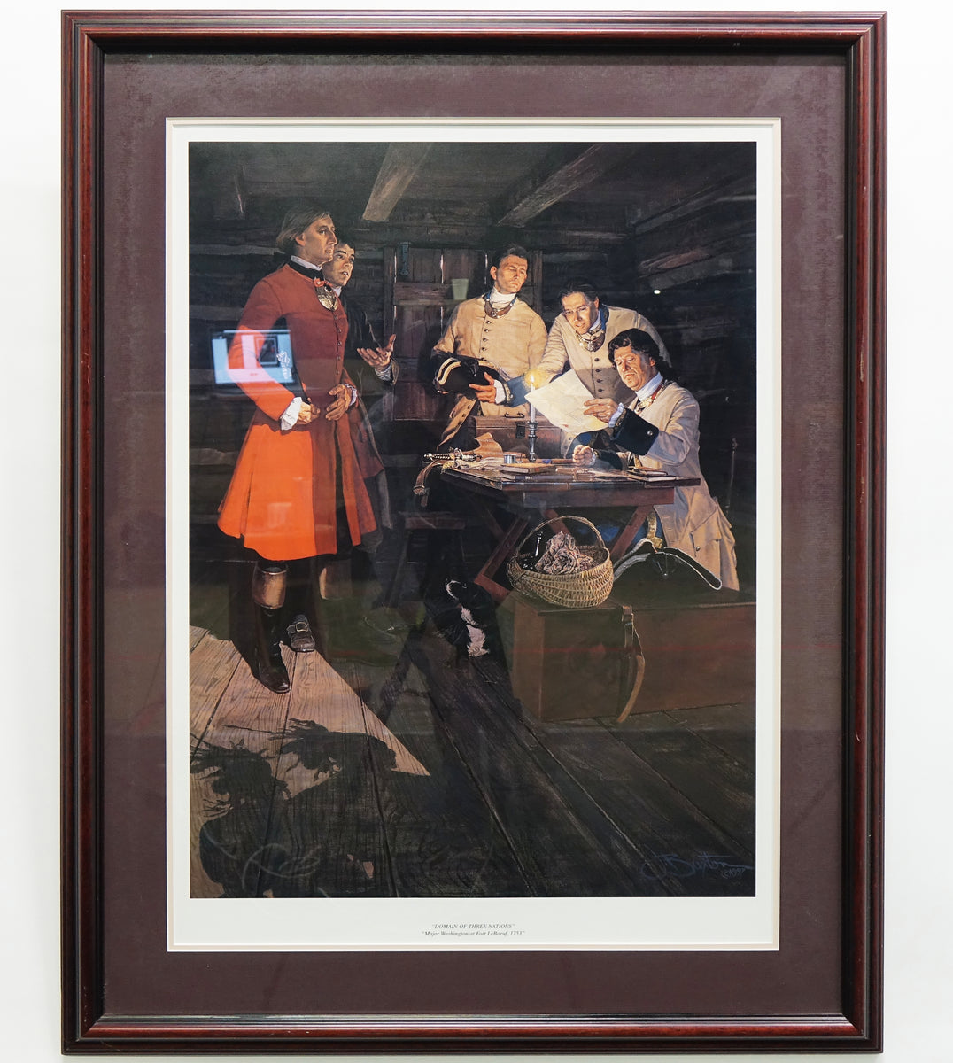 Domain of Three Nations Old Print – eastwestgalleries